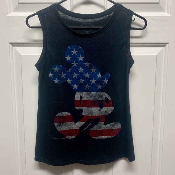 Disney | Tops | Disney Adorable Mickey Mouse Tank In American Flag ...